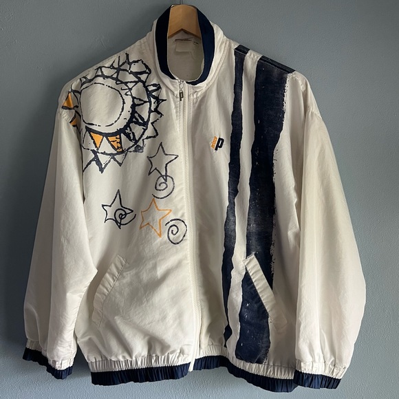 Prince | Jackets & Coats | Vintage Prince Sportswear Windbreaker White ...
